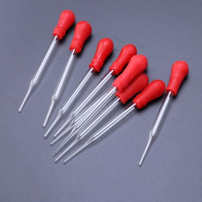 10 PCS Droppers Silicone Mold Pipette Dropper for School Home Supplies ...
