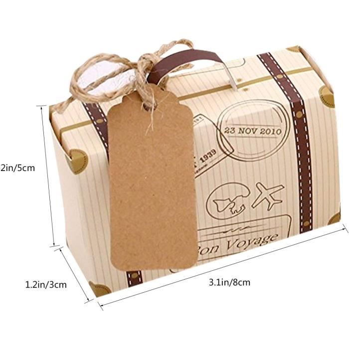 Lot de 50 pièces de mini-valise AmaJOY - idée cadeaux à offrir aux ...
