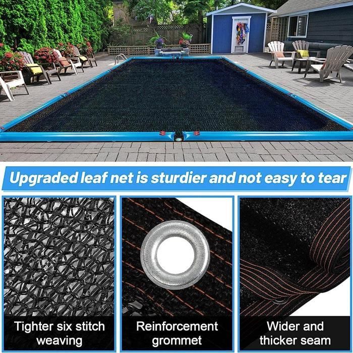 Filet de Protection Piscine pour Piscine Rectangulaire 6 X12 M ...