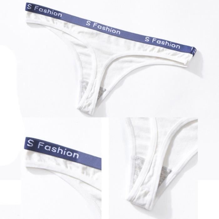 Culotte Sexy Femmes String Culotte Lettre De Mode G String Slips