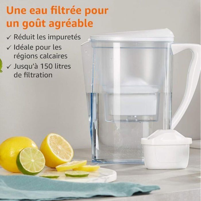 Filtres Amazon Basics, compatibles avec toutes les bouteilles BRITA ...