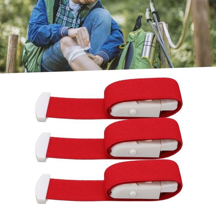 GOTOTOP Garrot à boucle Garrots 3PCS Tourniquet extérieur d'urgence ...