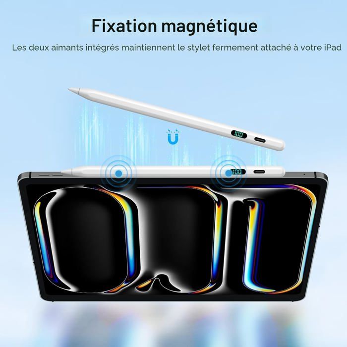 Stylet pour iPad - EDILIX - Compatible iPad Pro 11/13" M4 - Compatible ...
