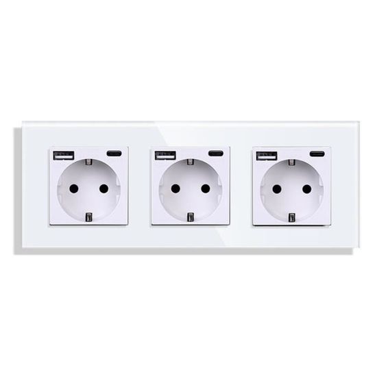 Bingoelec-Prises électriques de prise de courant EU avec USB Type-C ...