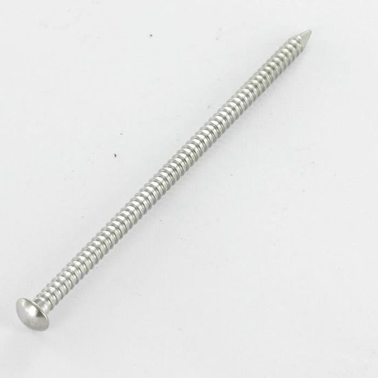 VENDUES AU KG POINTE INOX A4 TETE RONDE TR ANNELEE 2.5X60 ...