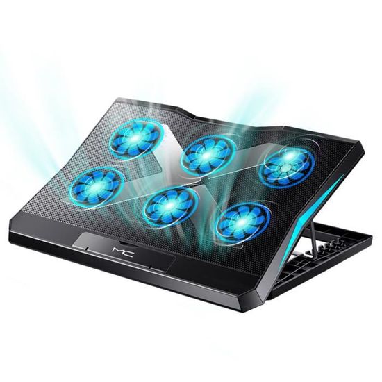 Refroidisseur Ordinateur Portable 14-17 inch -6 Ventilateurs Silencieux ...