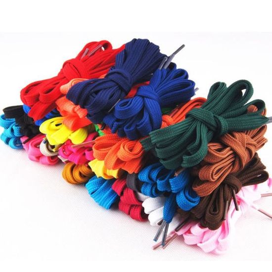 36 paires de remplacement Lacets plat Lacets Cordes pour Chaussures de ...