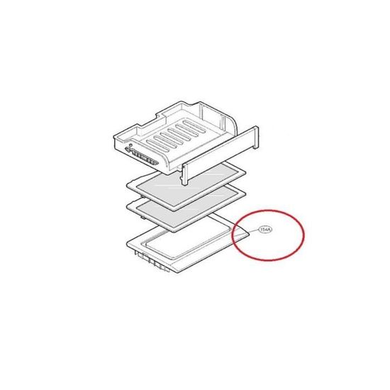 Clayette de bac à légumes pour réfrigérateur-congélateur LG - modèle ...