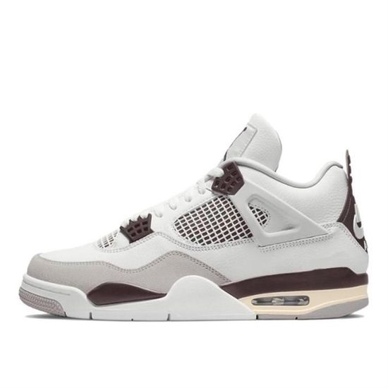 Nike air Jordan 4 mid top unisex DX3017 White brown - Cdiscount Chaussures