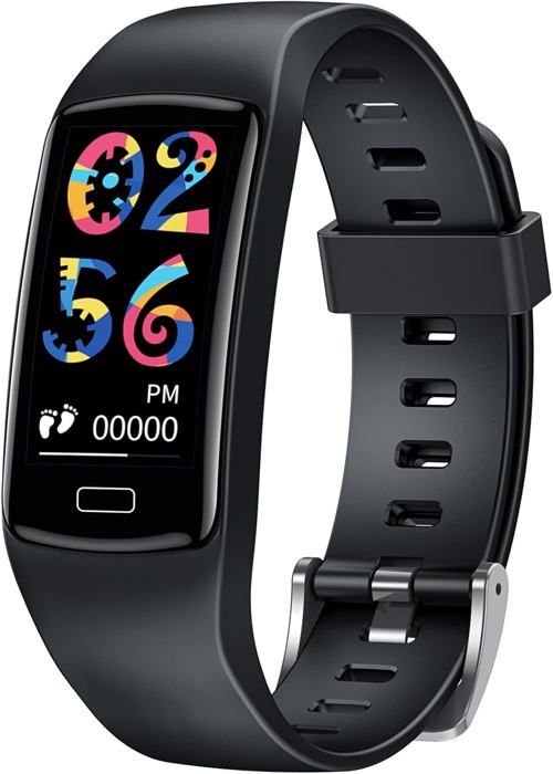 Montre Connectée Enfant Sport Smartwatch: 0.96" Connecté Bracelet Fille Garcon Fitness Tracker ...