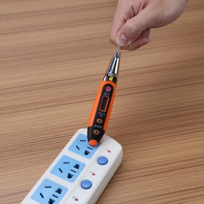 Testeur de tension, stylo de test de tension ca-cc testeur de tension ...