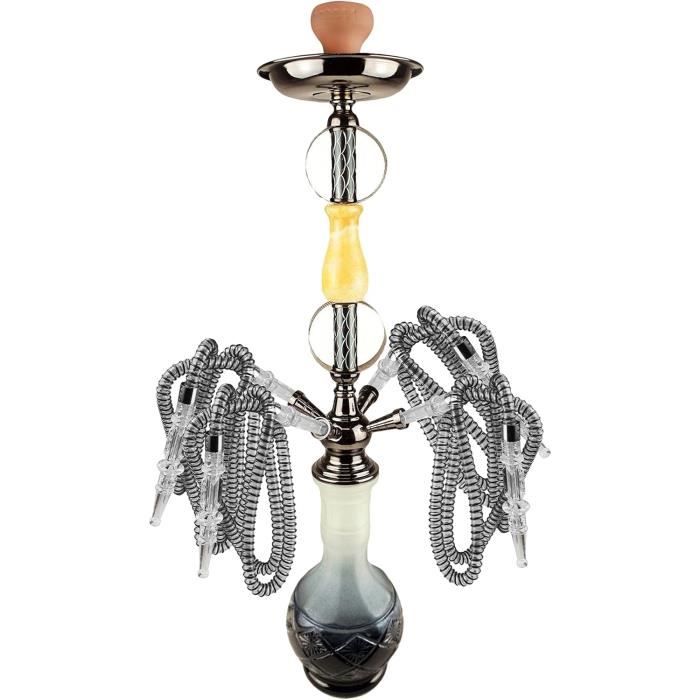 Xxl Shisha Hookah Chicha Narguilé Pipe À Eau - 71 Cm Avec 4 Tuyau Tube ...