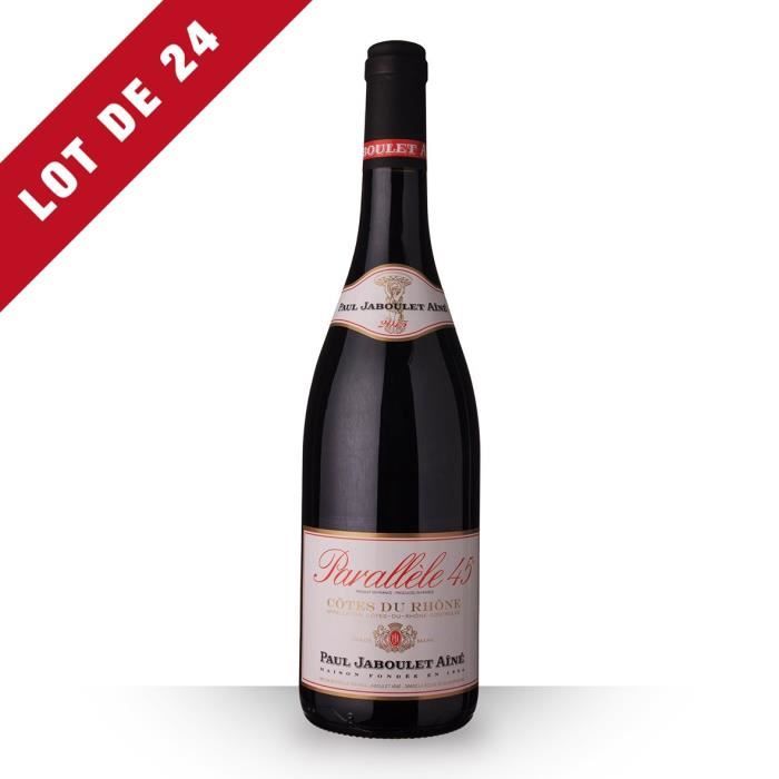 24x Paul Jaboulet Ainé Parallèle 45 2015 AOC Côtes du Rhône - 24x75cl ...