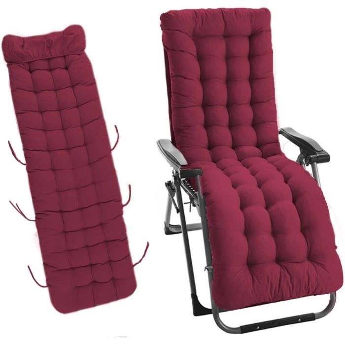 Coussin Transat Bain de Soleil Relax Antidérapant, Coussin de Cha ...