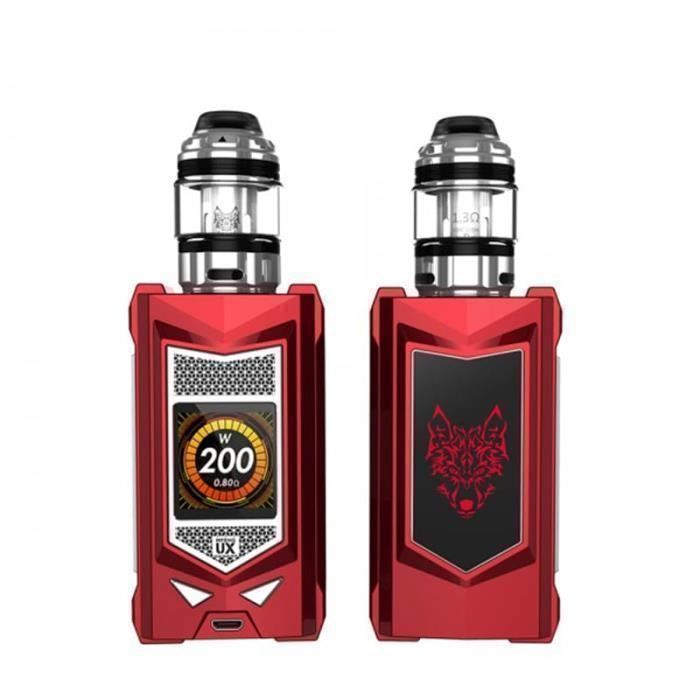 Cigarettes electroniques PRO : Kit MFENG-UX 200w max Batterie {Rouge ...