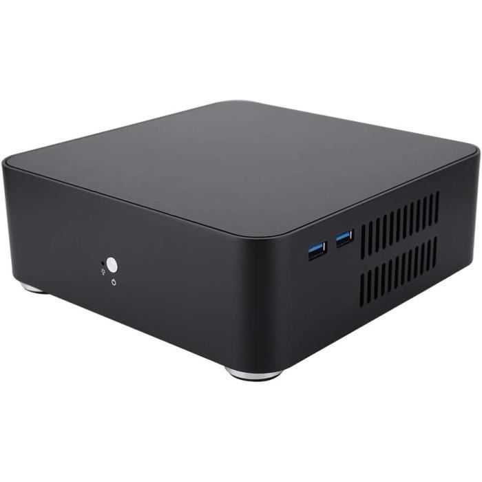 Annadue Mini ITX, ITX Case USB3.0 HTPC Case, Black Mini ITX Computer ...