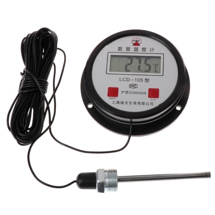 Mesure thermique,Thermomètre numérique pour chaudière à eau ...