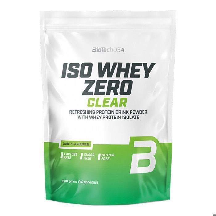 Clear whey BioTech USA - Iso Whey Zero Clear - Lime 1000g - Cdiscount Sport