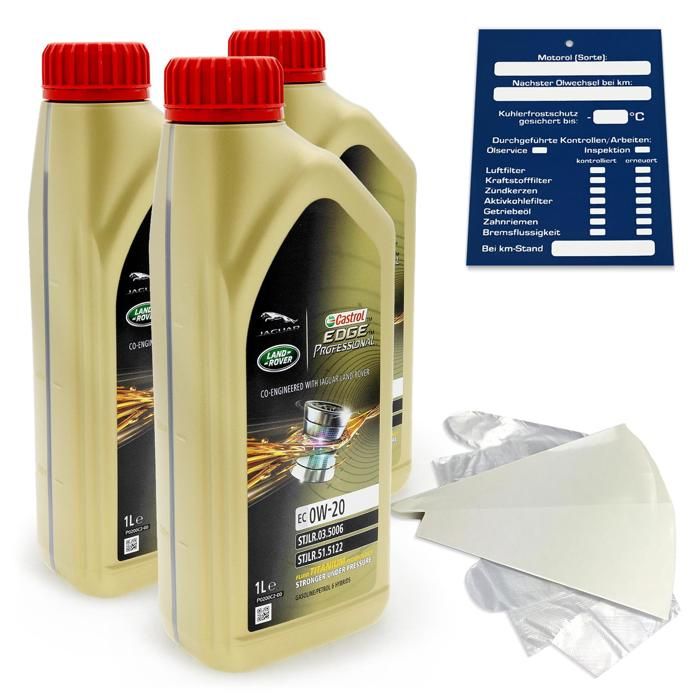 3 Litre Jaguar Land Rover Huile castrol Castrol - Cdiscount Auto