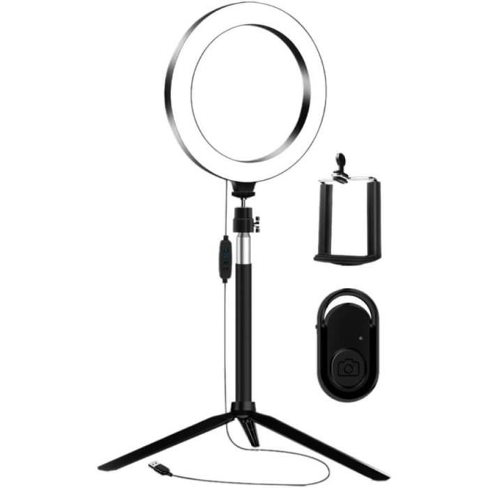 20Cm Ring Light Selfie Light Ring Avec Support Pour Trépied Et Support ...