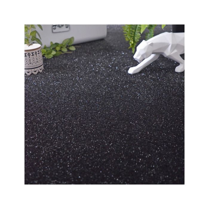 Moquette Pailletée - Flash - Noir - Rouleau de 4m x 3m - Cdiscount ...