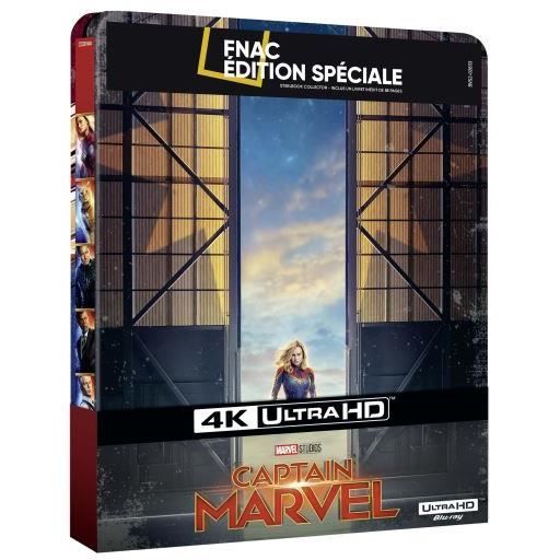 Captain Marvel 4K Steelbook Collectour - Cdiscount DVD