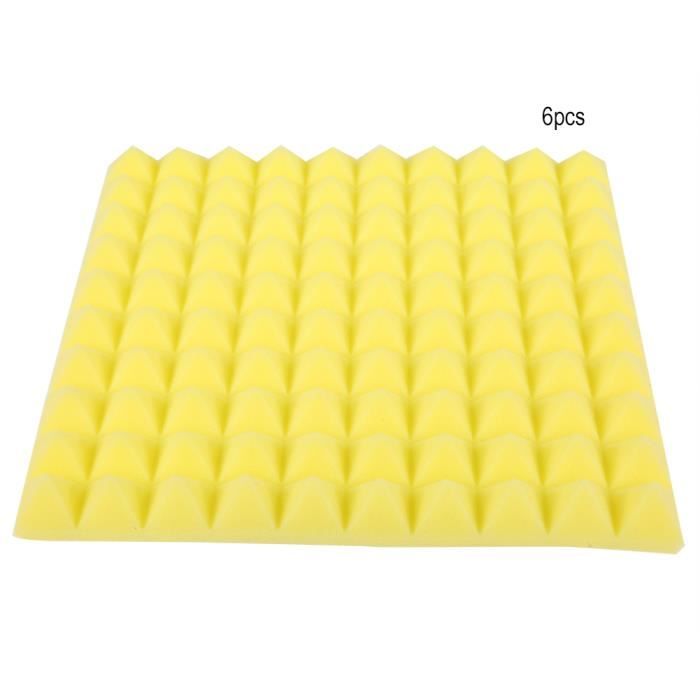 TMISHION mousse insonorisée acoustique de studio 50 * 50 * 5cm 6pcs ...