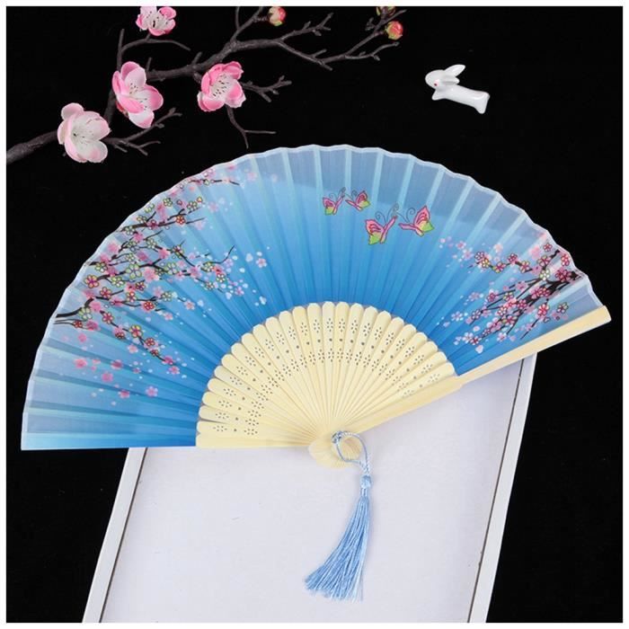 Éventails Pliants, Ventilateur Portatifs pour Femmes avec Gland ...