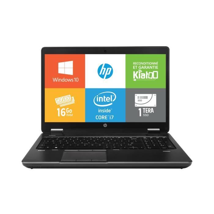 Pc portable-HPZBOOK15-intel core i7-16go ram 1 to ssd disque dur ...