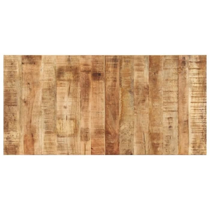 Dessus de table en bois de manguier massif 120x60 cm - MOTHINESSTO ...