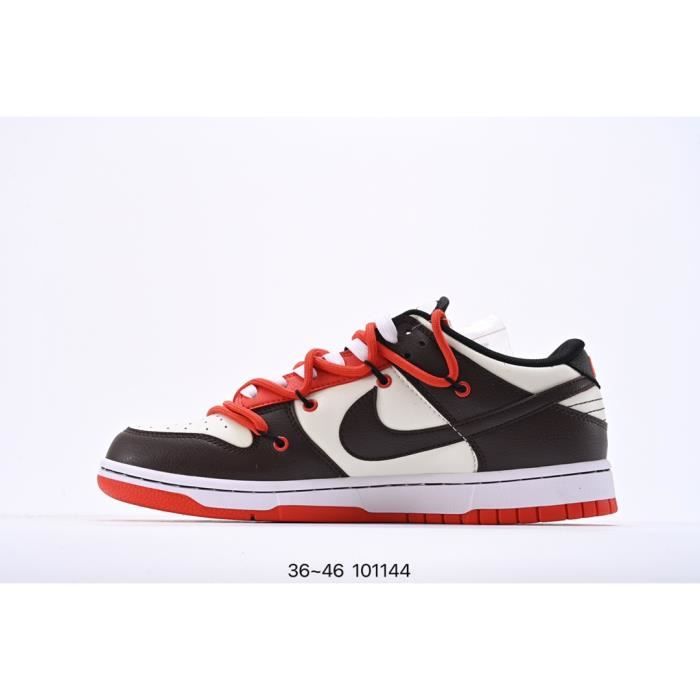 Chaussures de basket Noir et blanc et rouge - Cdiscount Chaussures