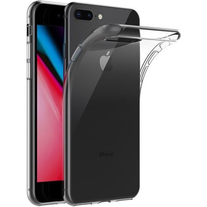 Coque [Compatible Apple iPhone 7 PLUS] Gel TPU Transparent Silicone ...