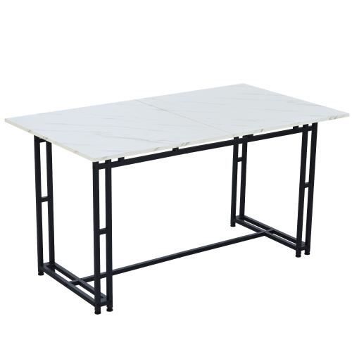 1 pièce Table à manger de luxe légère 120 x 70 cm , table à manger ...