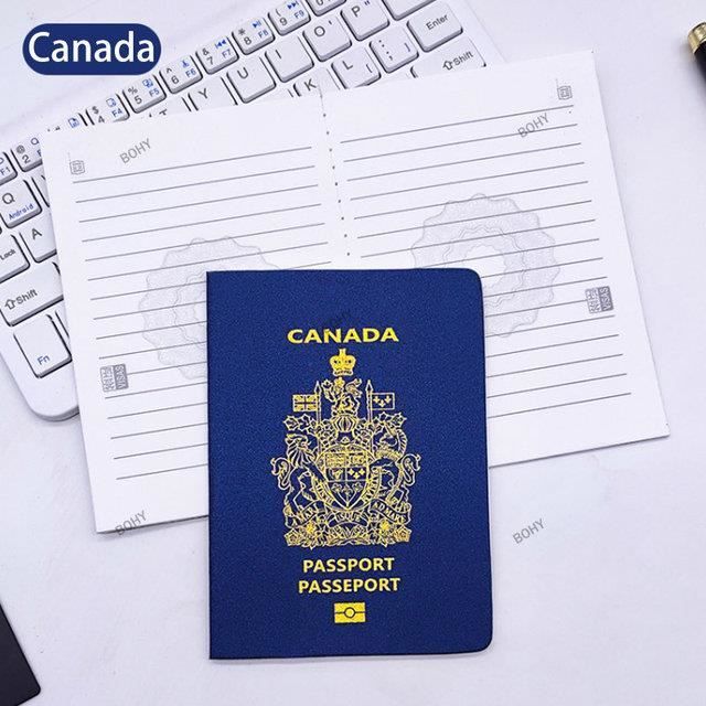 CAHIER,Canada-9x12.5 cm--Carnet De Notes Avec Passeport, Papeterie Pour ...