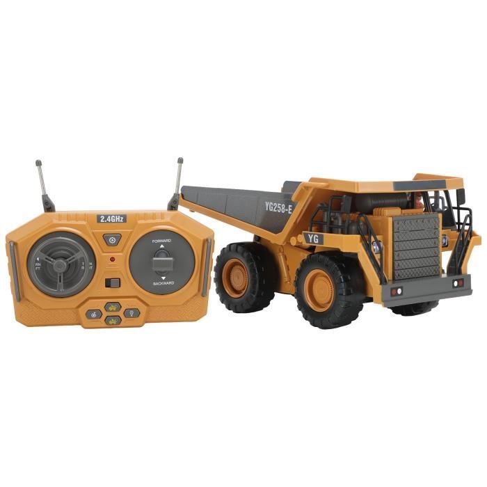 Camion télécommandé Zerone - Camion à benne basculante 1:24 9CH - Jaune ...