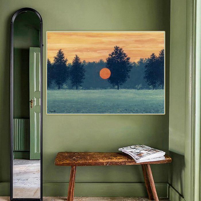 Rene Magritte quotLe Banquet 1964quot Surralisme Toile Art Peinture ...
