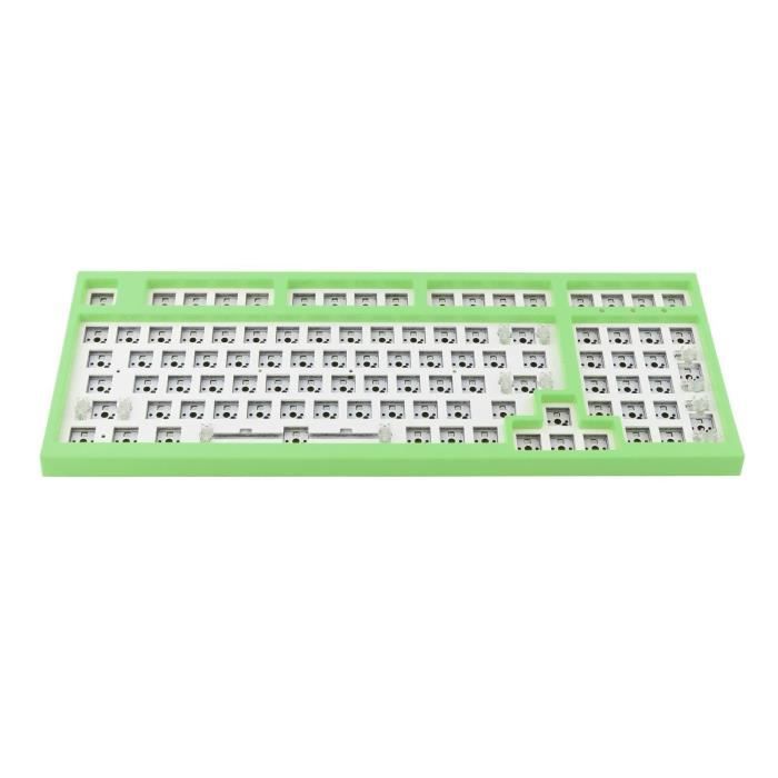 Kit personnalisé de clavier échangeable à chaud 98 touches Vert ...