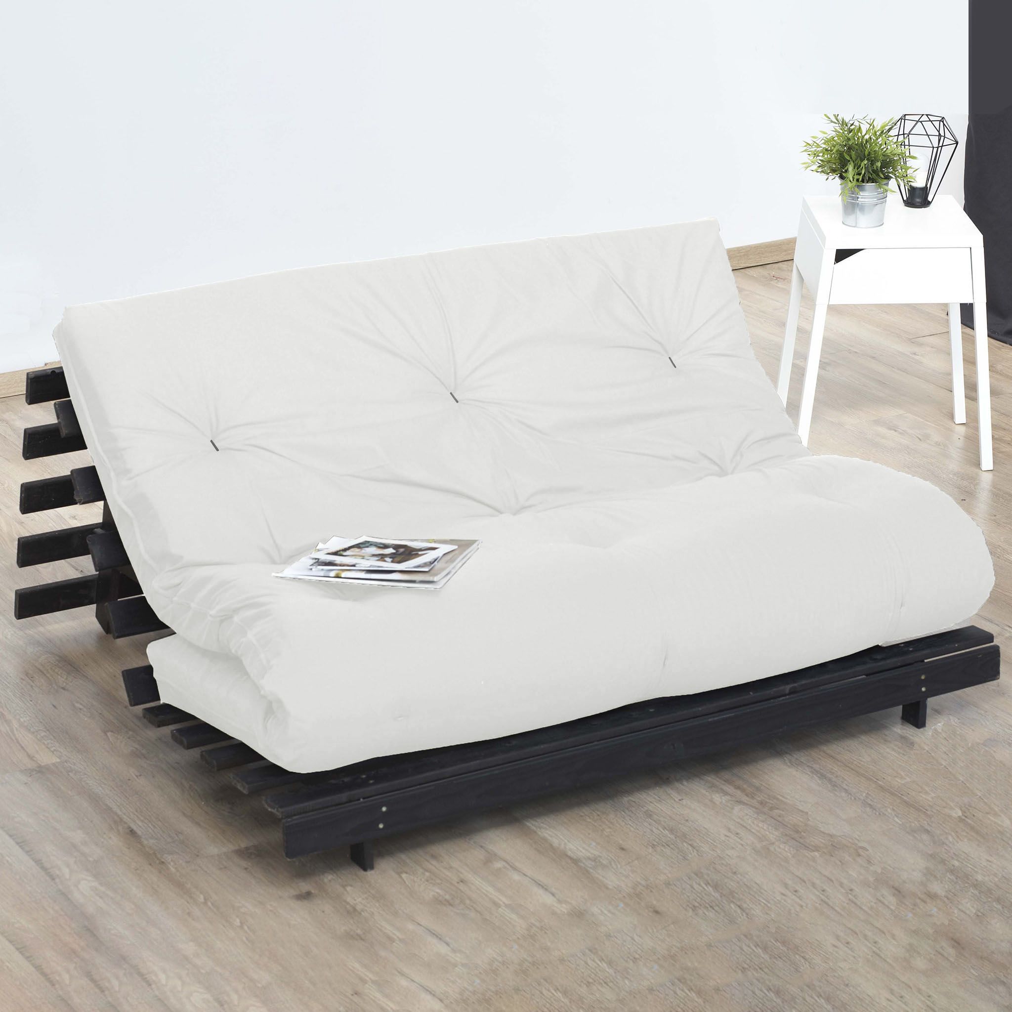 CONFORT DESIGN Matelas Futon 140 x 190 - Ep. 15 cm - Mémoire de forme ...
