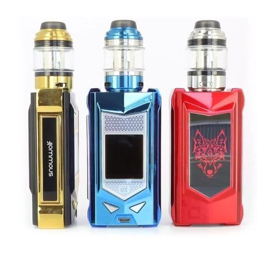 Cigarettes electroniques PRO : Kit MFENG-UX 200w max Batterie {Rouge ...