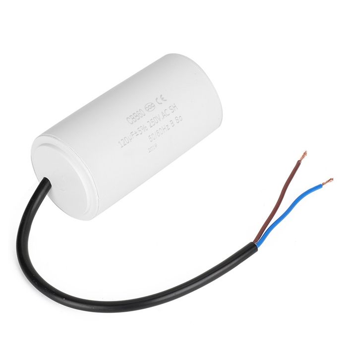Condensateur de fonctionnement CBB60 avec fil conducteur 250V AC 120uF ...