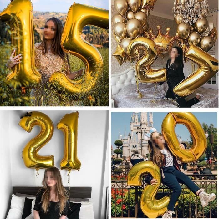 Decoration Anniversaire 33 Ans Femme Homme, 33 Ans Arche Ballon ...