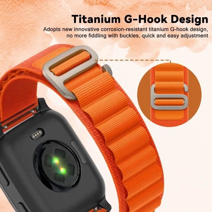 20Mm Alpine Loop Bracelet Compatible Avec Garmin Vívomove Trend-Venu Sq ...