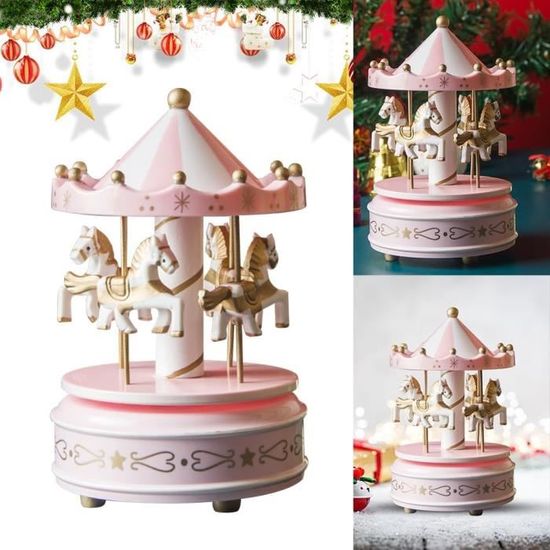Boîte À Musique Carrousel Classique, Carrousel Musical De Noël, Boîte À ...