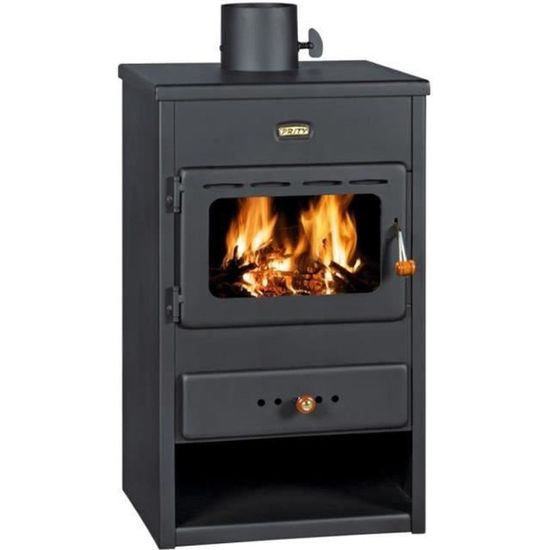 Poêle à Bois Prity modèle K12 Puissance 10 kW - Cdiscount Bricolage