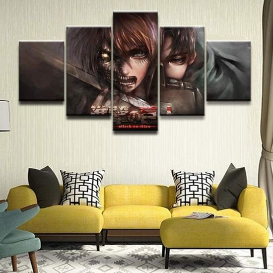 5 pièces Death Note Affiche Photo Mur Art décoration Peinture,100x50cm ...