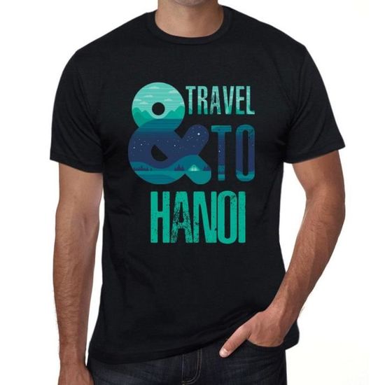 Homme Tee-Shirt Et Voyage À Hanoi – And Travel To Hanoi – T-Shirt ...