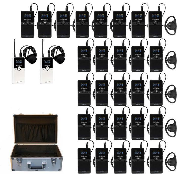 Retekess TT116 Wireless Tour Guide System, Bluetooth Loudspeaker, avec ...