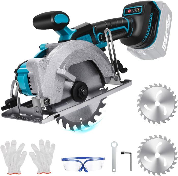 Mini scie circulaire sans fil pour Makita 18 V, scie circulaire ...