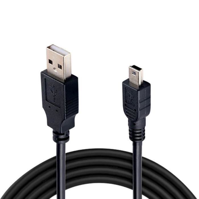 2m - Mini câble USB vers USB, chargeur de données rapide pour lecteur ...