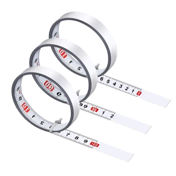 Mètre ruban adhésif autocollant 3m - PIGE A RUBAN - Acier au carbone ...